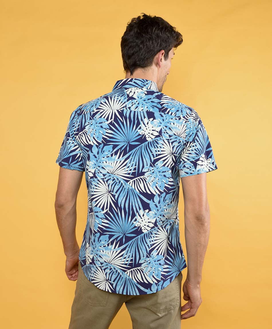 CAMISA ESTAMPADA ONMEN DESIGN - Tricot.cl